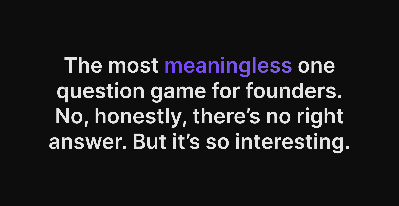 Startup Game | Push to Start